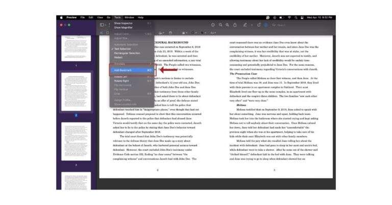 How to add bookmarks to a PDF (Acrobat, Word, MacOS, and more) - One Legal