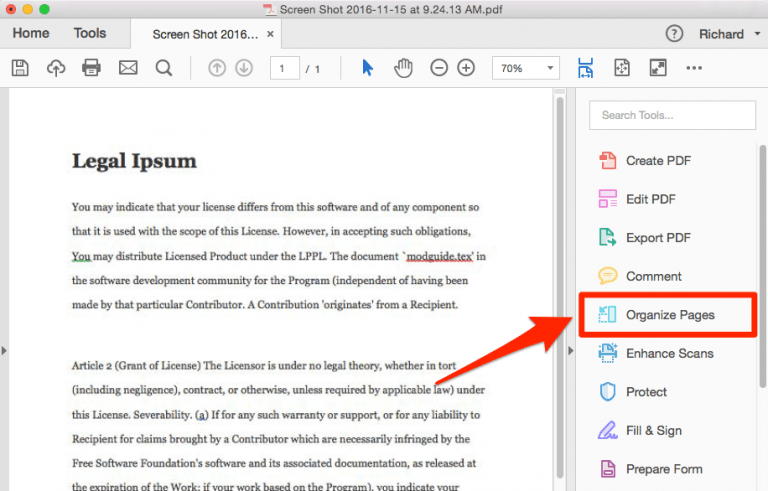 How to make a PDF text searchable - One Legal