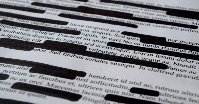What does redacted mean in law? - One Legal