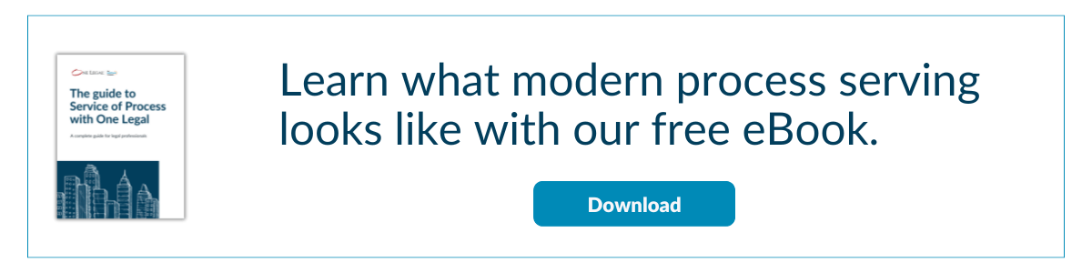 What are the federal rules for service of process? - One Legal