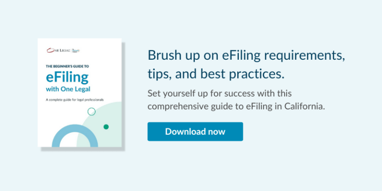 Do I need to submit a courtesy copy with my eFiling? LA and beyond ...