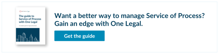 Understanding substitute service of process in California - One Legal